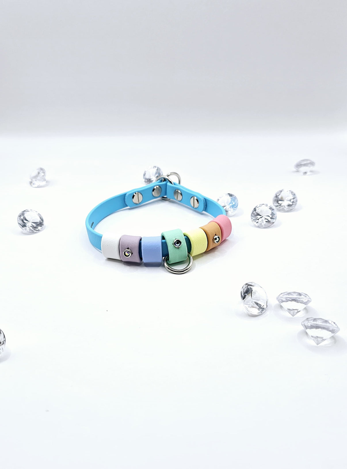 Slip Collar – Blue Bling Collars